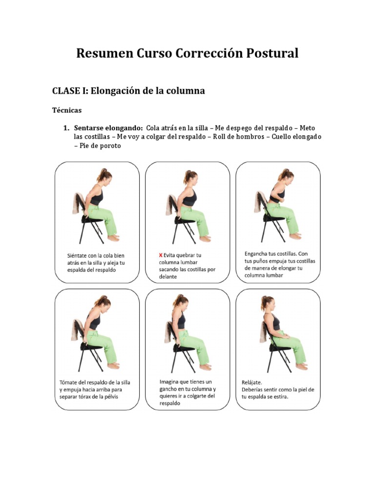 Técnicas de Corrección Postural Efectivas | PDF | Pelvis | Pie