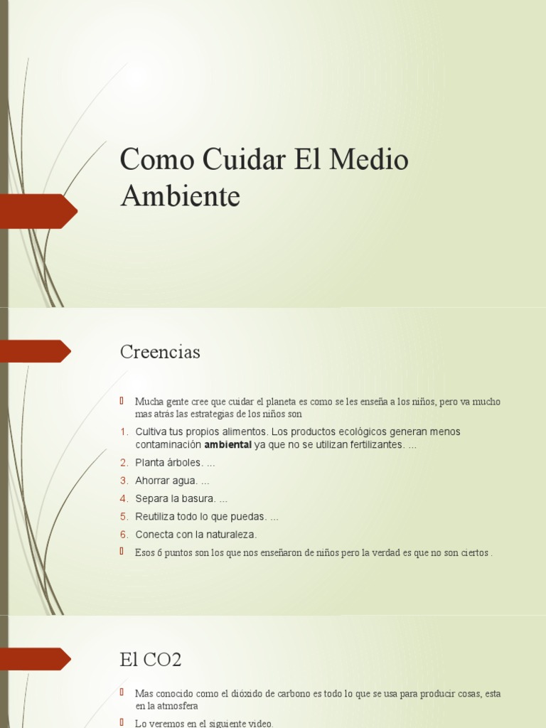 Desmitificando el Cuidado Ambiental | PDF | Hogar, jardinería y bricolaje | Salud y bienestar