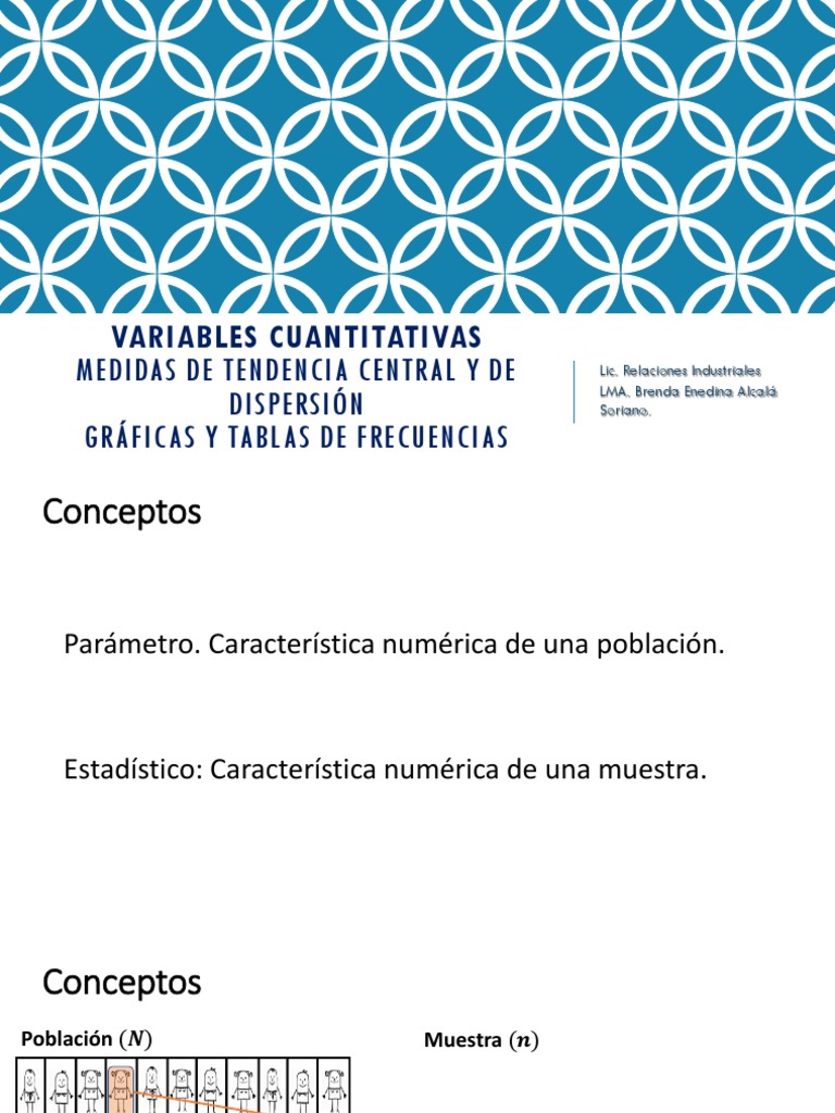 Estadística Descriptiva para Variables Cuantitativas PDF | PDF | Diferencia | Media