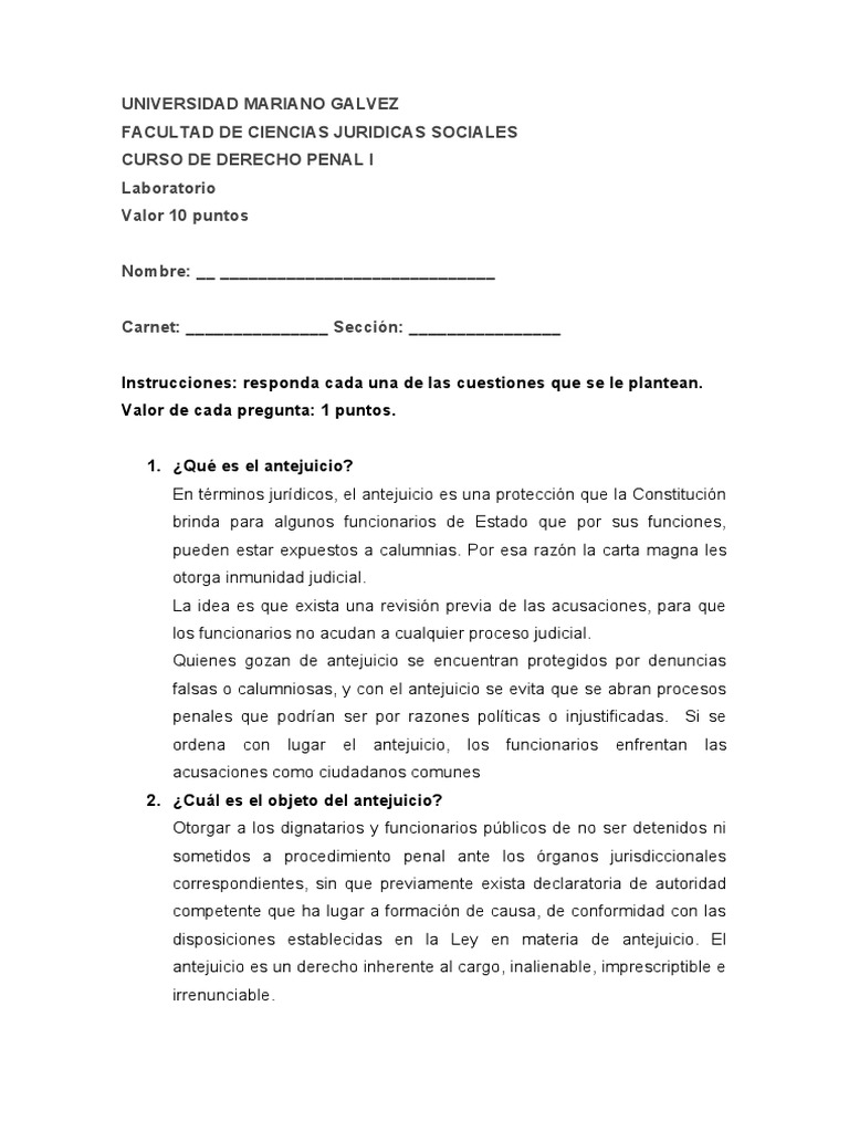 Hoja de Trabajo UMG II | PDF | Separación de poderes | Gobernancia