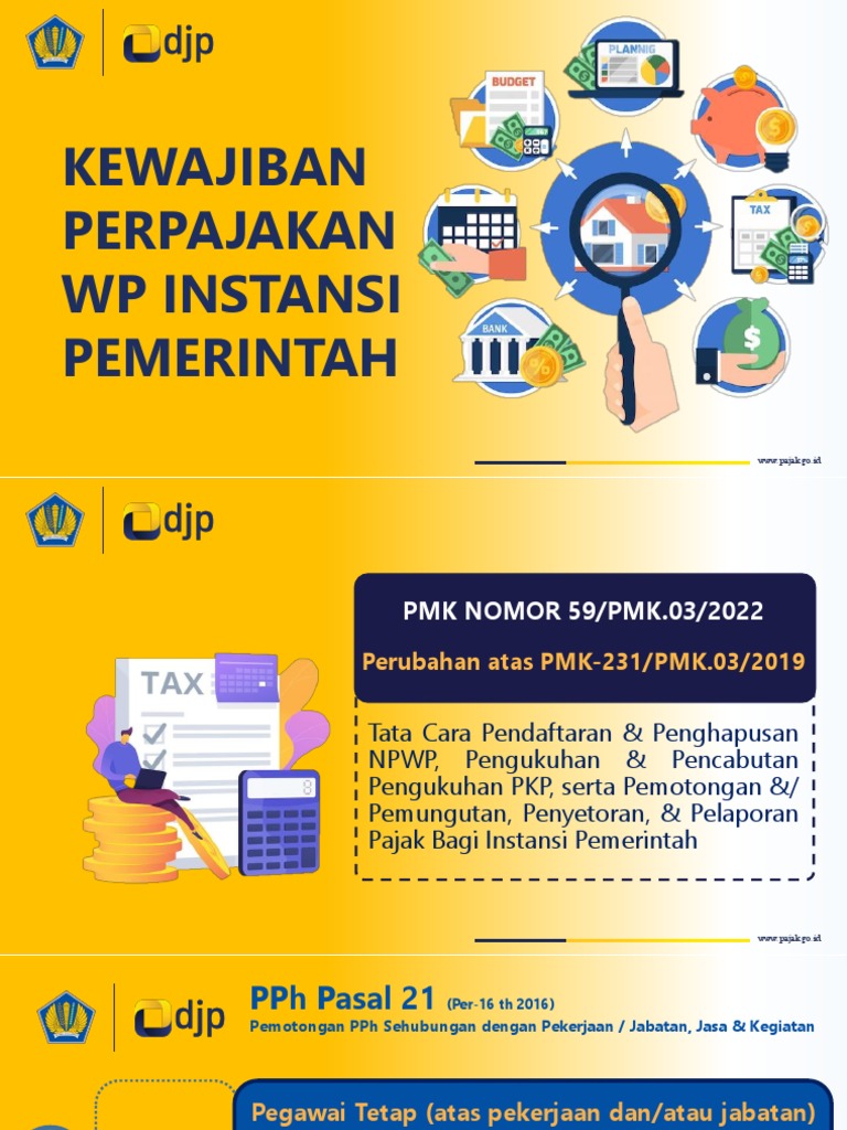 Materi 2 - Bahan Sosis PMK 59 (Instansi Pemerintah) KPP Kupang 24-25 Mei 2022 PDF | PDF