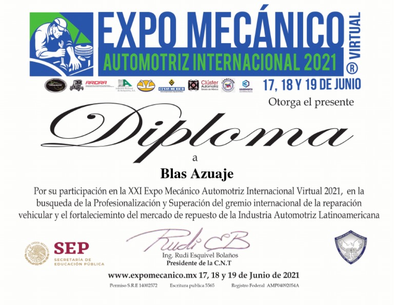 Diploma Mecanico | PDF