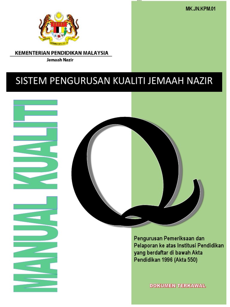 Manual Kualiti Jn 2022 Pdf