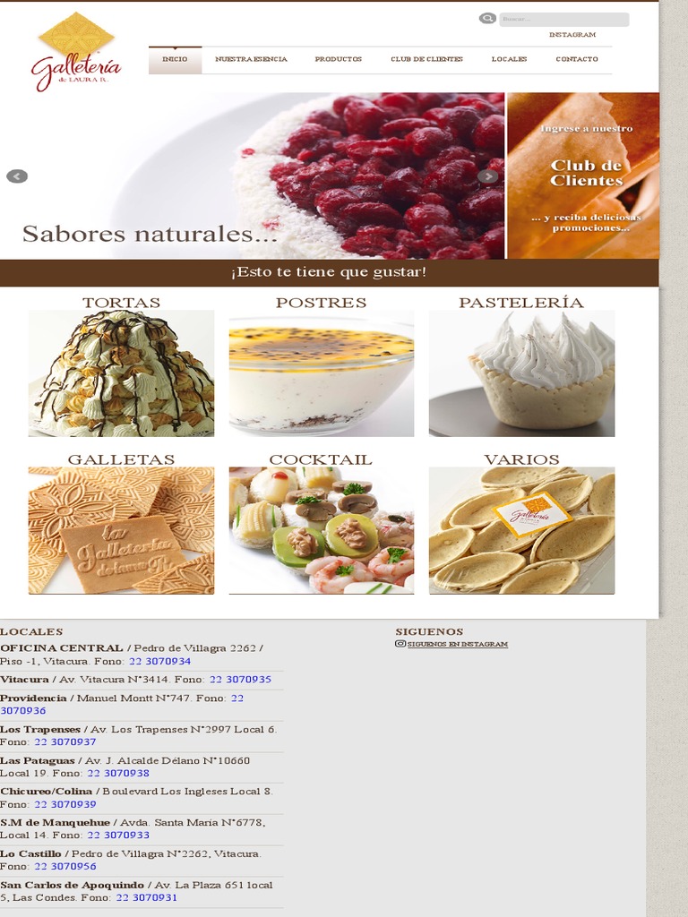 Galletería de Laura R Desde 1968 PDF | PDF