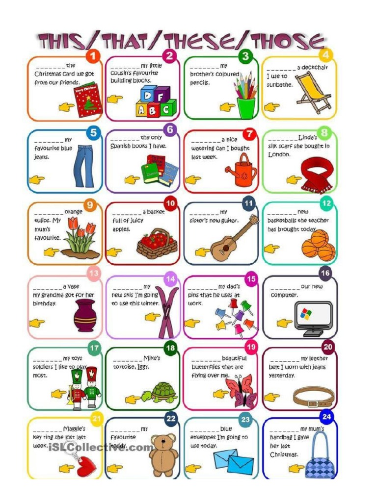Actividades Ingles A Pinterest | PDF