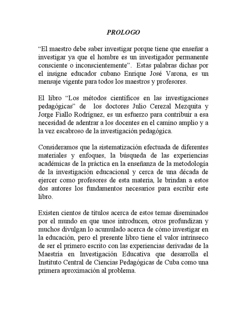 Prólogo | PDF