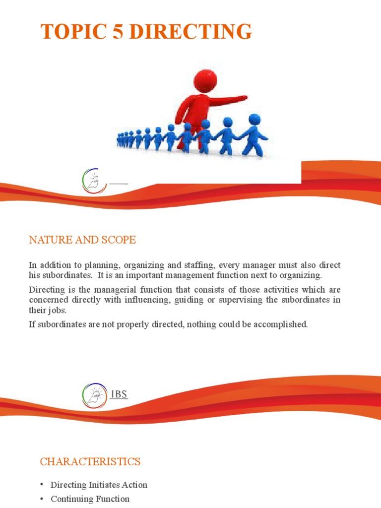 Essentials of Directing in Management | PDF | Leadership | Motivation