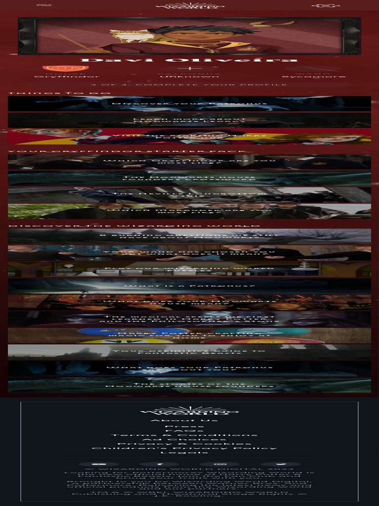 Wizarding World - Profile PDF | PDF | Law