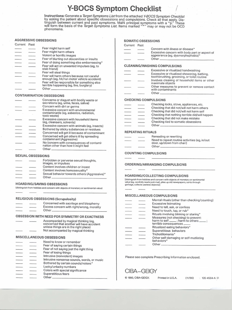 Anxiety Scale Packet | PDF
