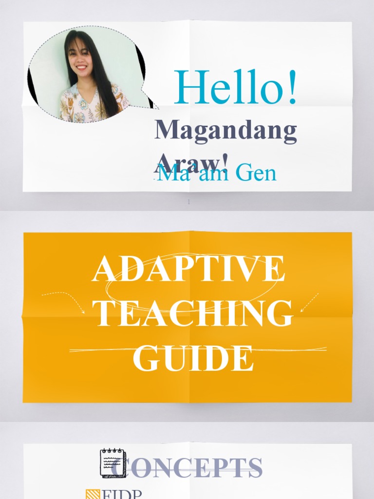 Adaptive Teaching Guide | PDF