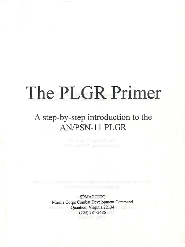 The PLGR Primer-1 | PDF