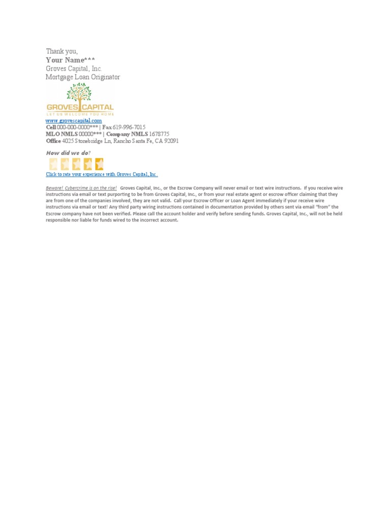 LO Email Signature-Download and Copy&Paste | PDF | Career & Growth ...