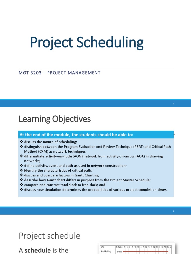 Project Scheduling | PDF | Applied Mathematics