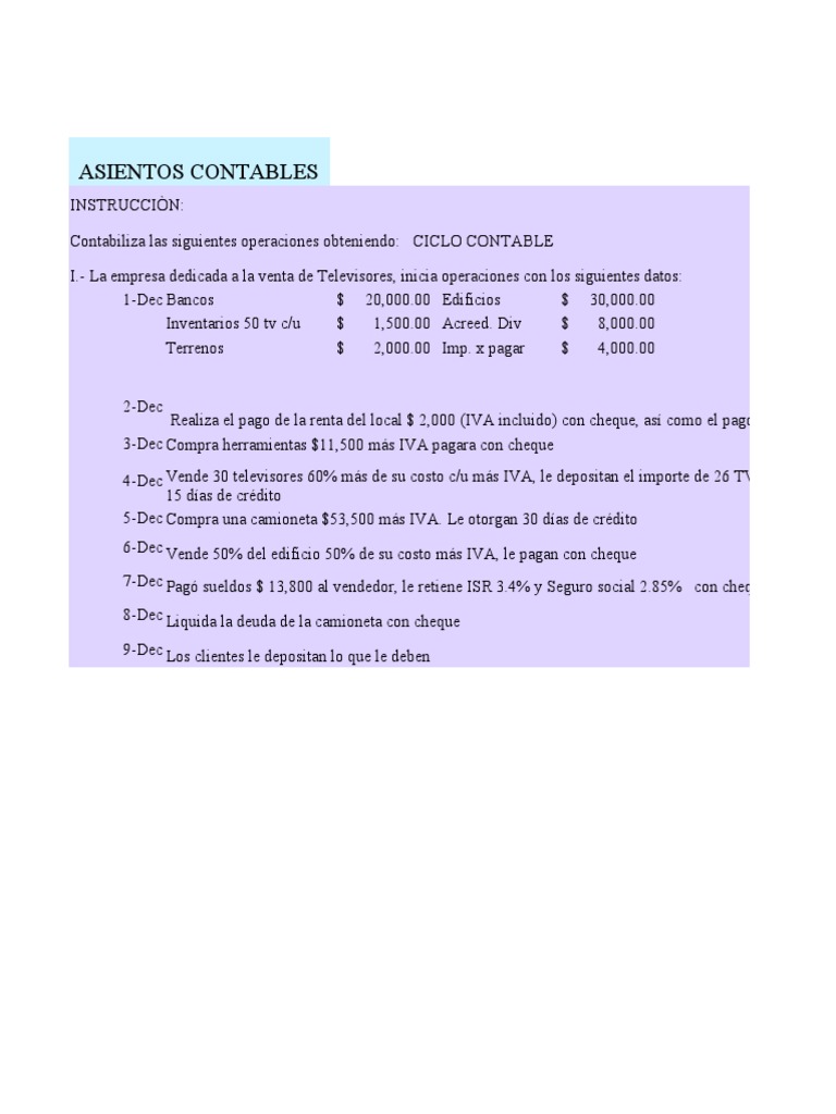 4 Ejerc | PDF | Bancos | Contabilidad