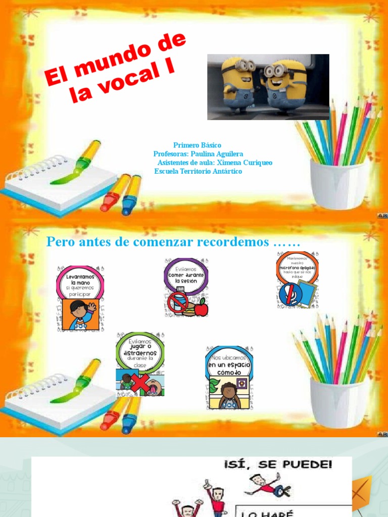 Aprendiendo la vocal I en Primero Básico | PDF | Artes del Lenguaje y ...