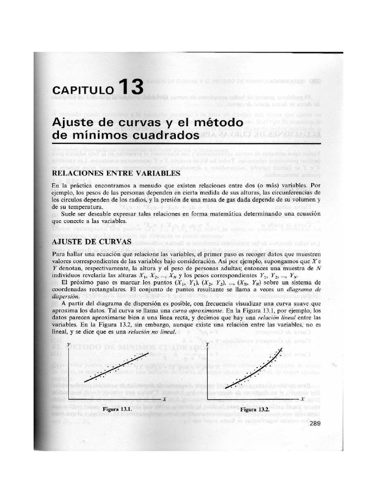 Ajuste de Curvas | PDF