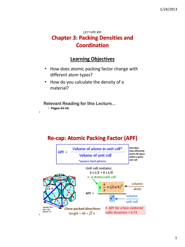Chapter 3 PDF | PDF | Crystal Structure | Ion