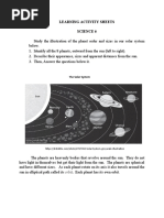 Detailed Lesson Plan in Science (Solar System) | PDF | Solar System ...