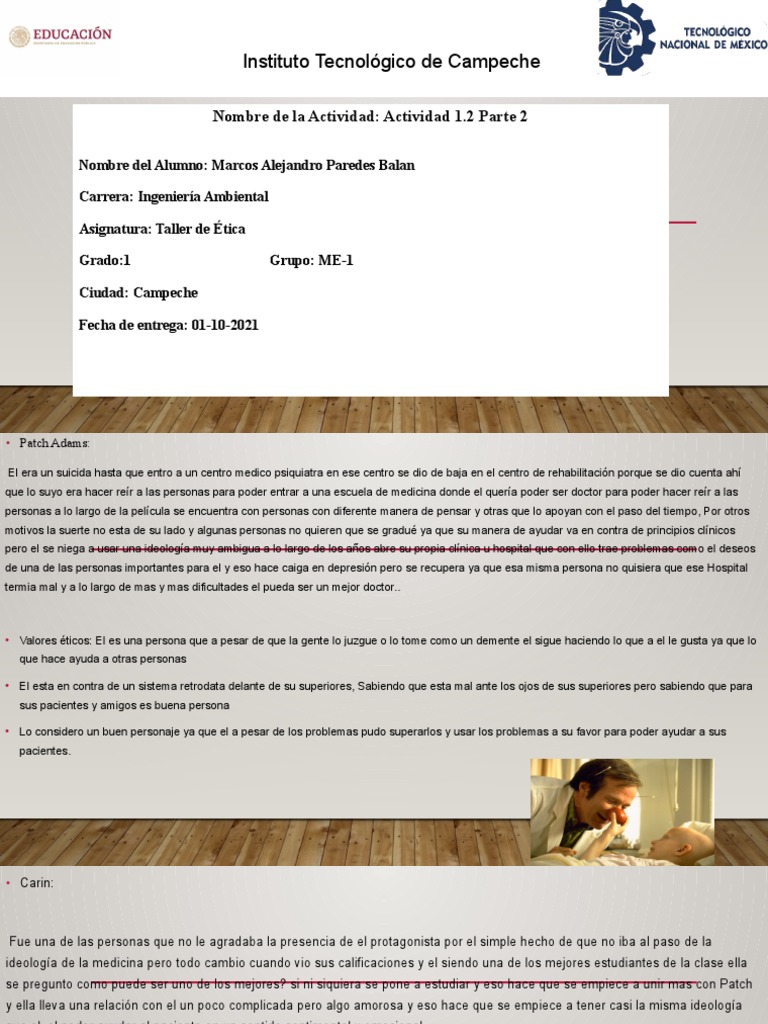 Reflexion de Pelicula Patch Adams | PDF