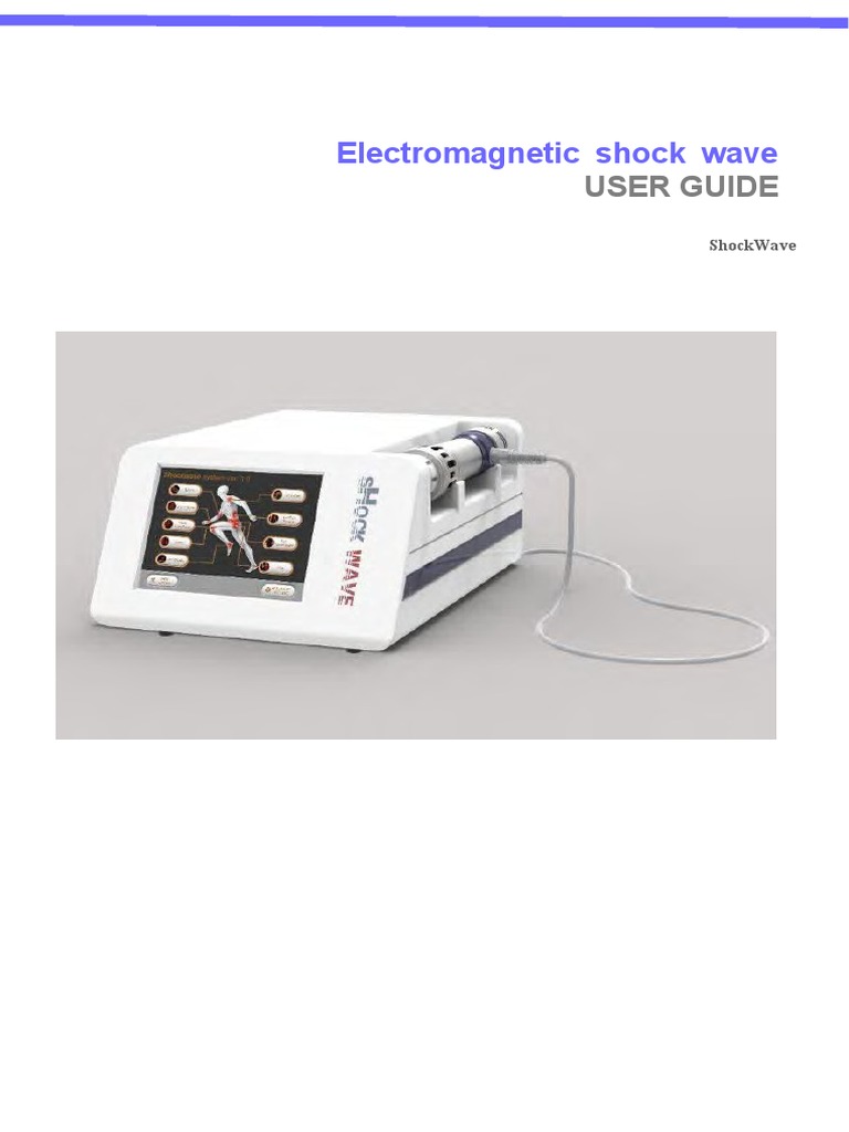 ShockWave Manual | PDF | Electrical Connector | Shock Wave
