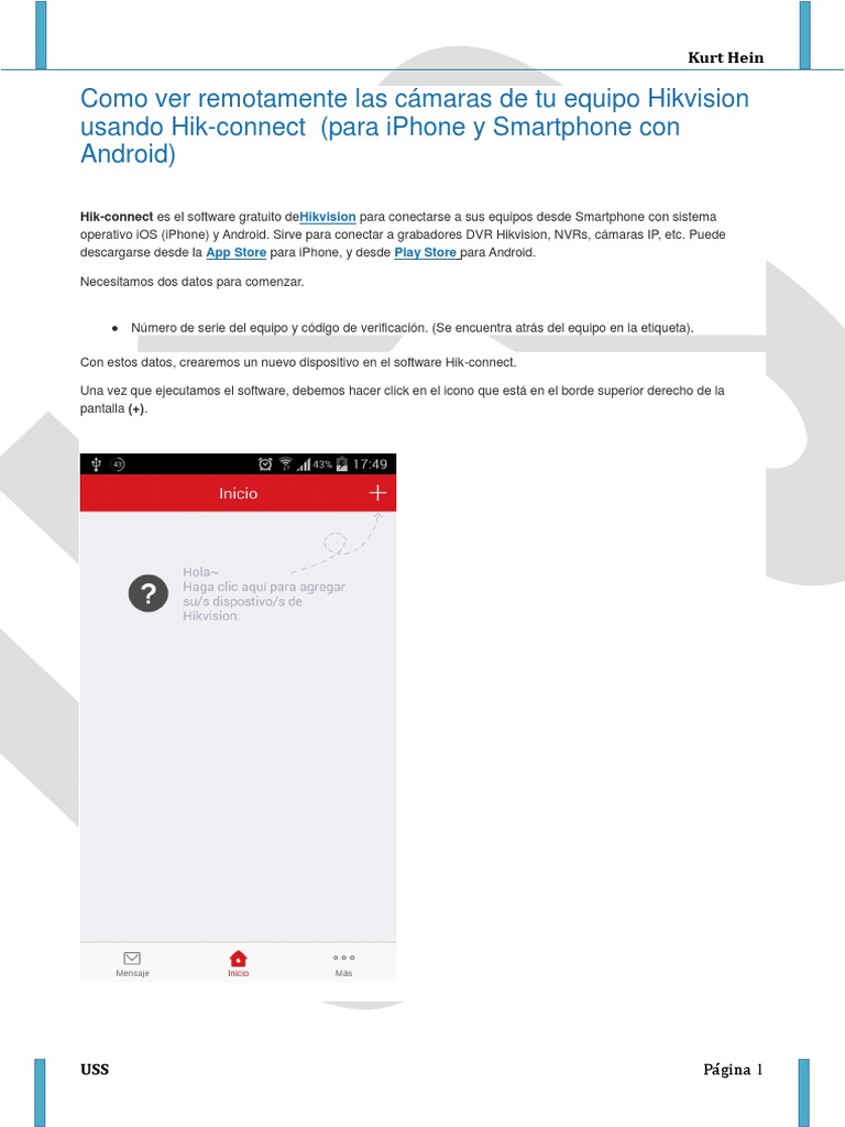 11 Hik-Connect en Celulares PDF | PDF | Yo telefono | Android (sistema operativo)