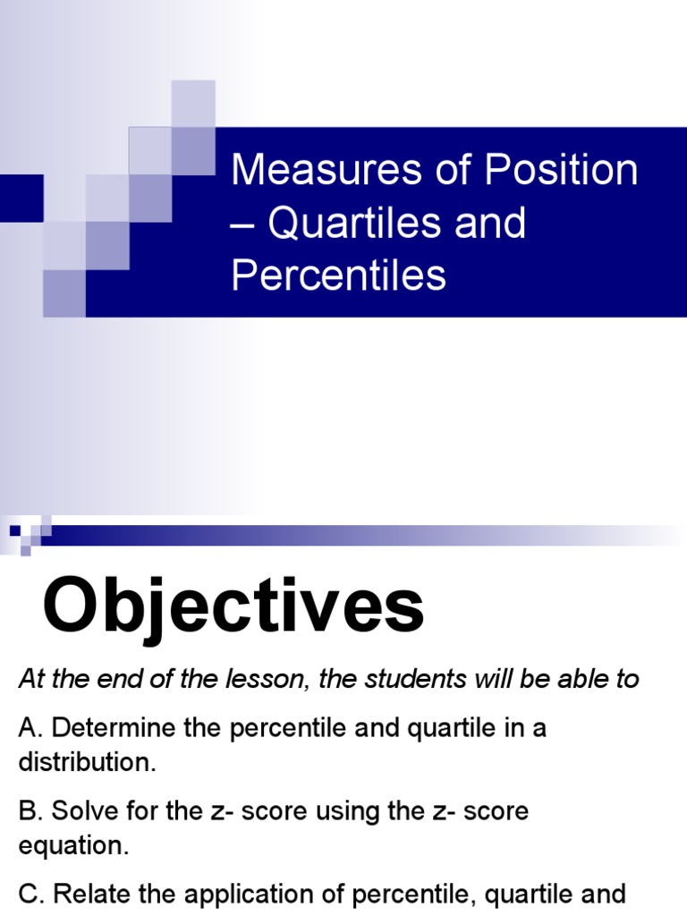 Measure of Relative Position | PDF | Standard Score | Mathematics