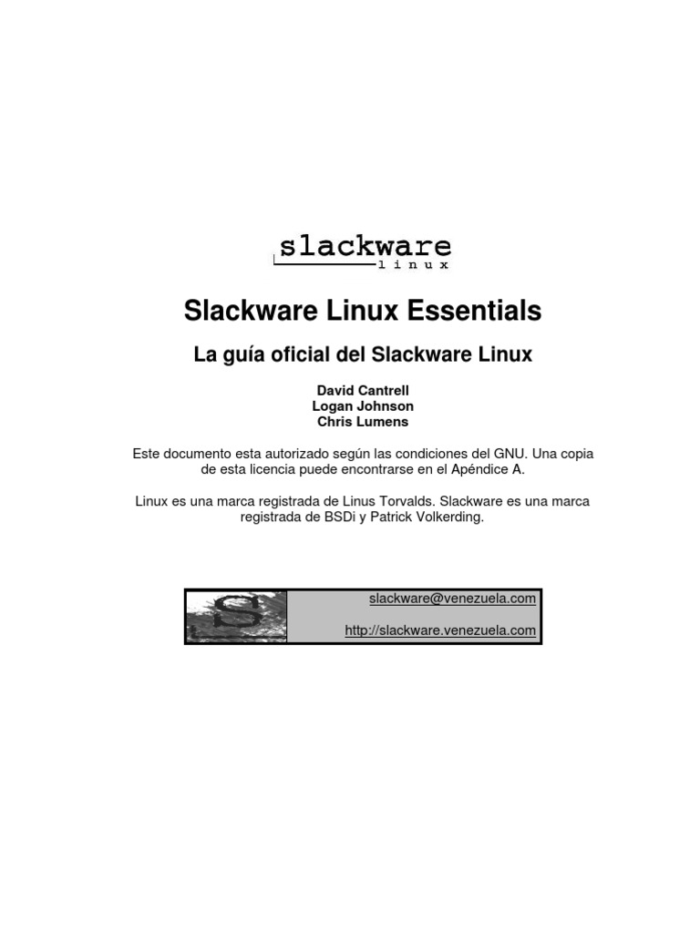 Manual Linux Essentials Slackware | PDF | Software libre | Distribución ...