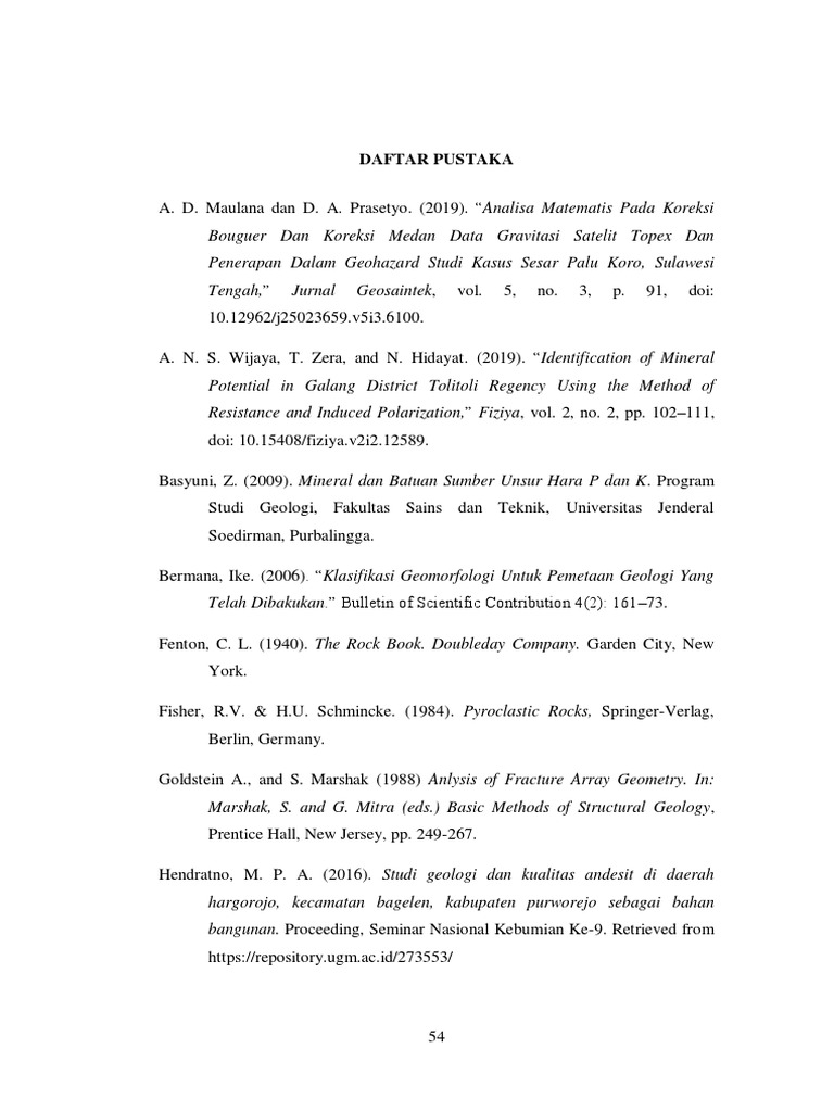 Daftar Pustaka (Pisah) New | PDF