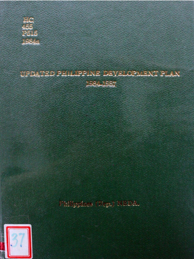 Updated Philippine Development Plan 1984-1987 PDF | PDF