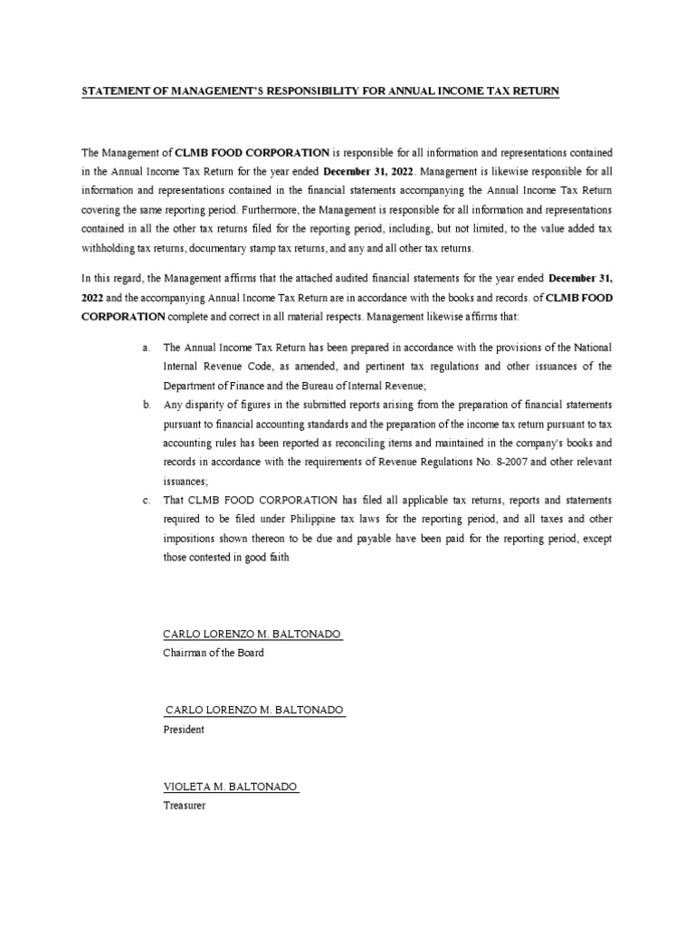 CLMB Food Corp Notes To FS | PDF | Value Added Tax | Depreciation