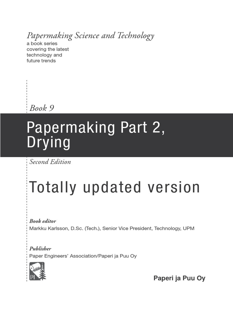VOL9 - Papermaking Part 2, Drying - TOC | PDF | Heat Transfer ...