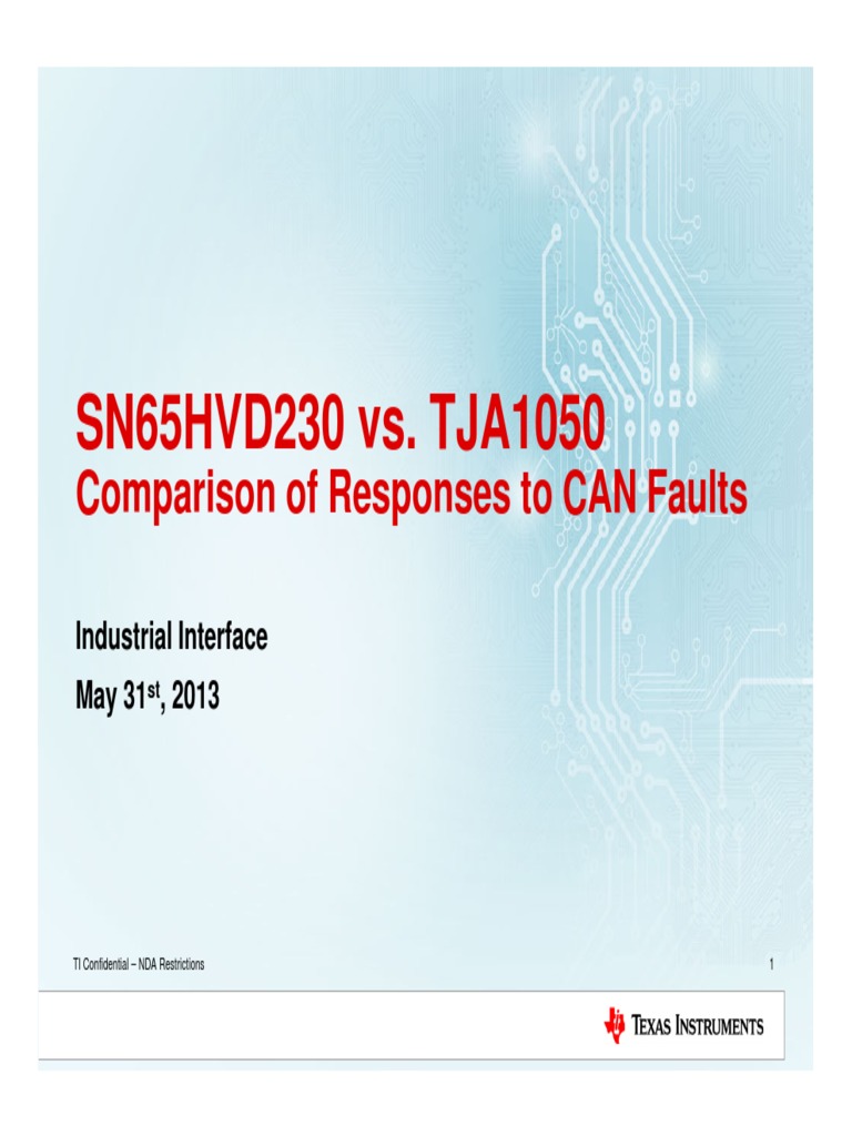 CAN Transceiver Fault Analysis | PDF | Data Transmission | Computer ...