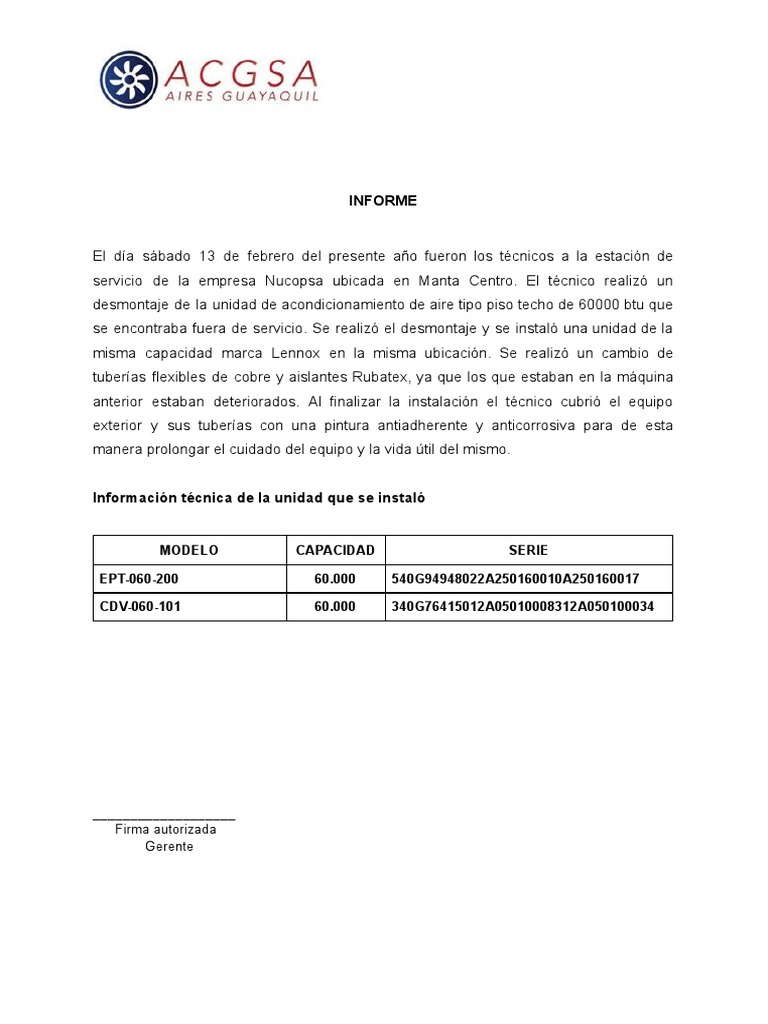 Informe Nucopsa | PDF