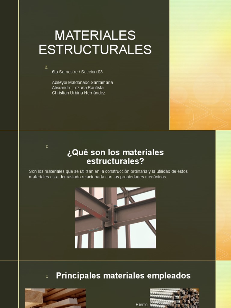 Materiales Estructurales | PDF | Hormigón | Concreto reforzado