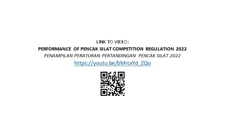 PERSILAT - Video Competition Regulation 2022 | PDF