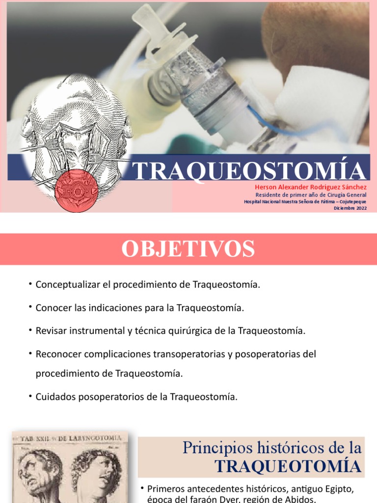 TRAQUEOTOMÍA | PDF | Tos | Laringe