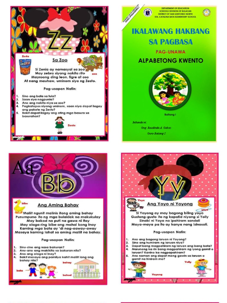 ALPABETONG KWENTO BUKLET Long | PDF