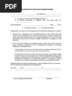Policy Change Request Form v2 | PDF | Insurance | Identity Document