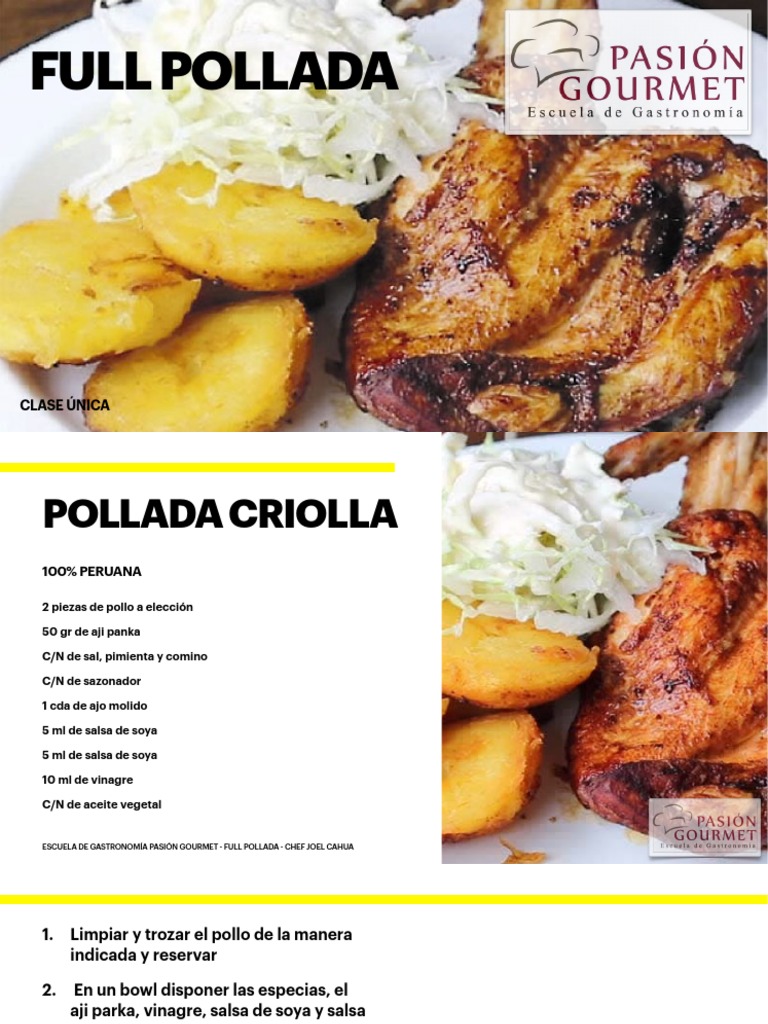 Full Pollada | PDF | Limonada | Cocina occidental
