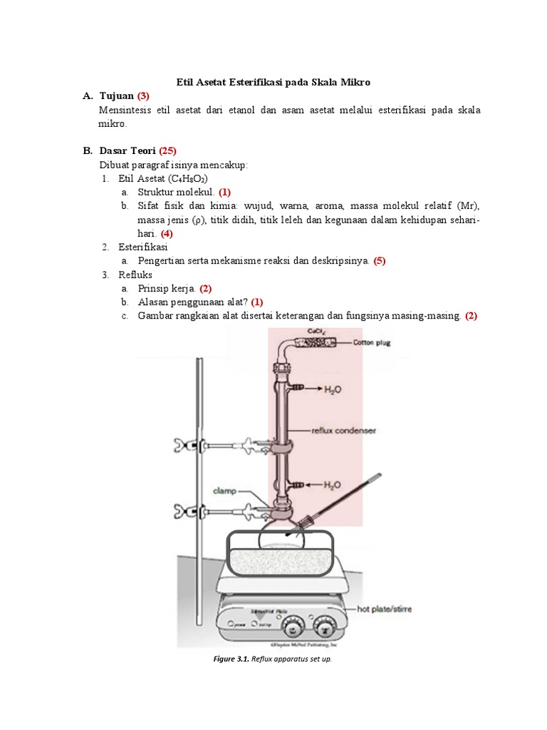 Format Laporan (Mohon Untuk Dibaca) | PDF | Distillation | Glass Applications