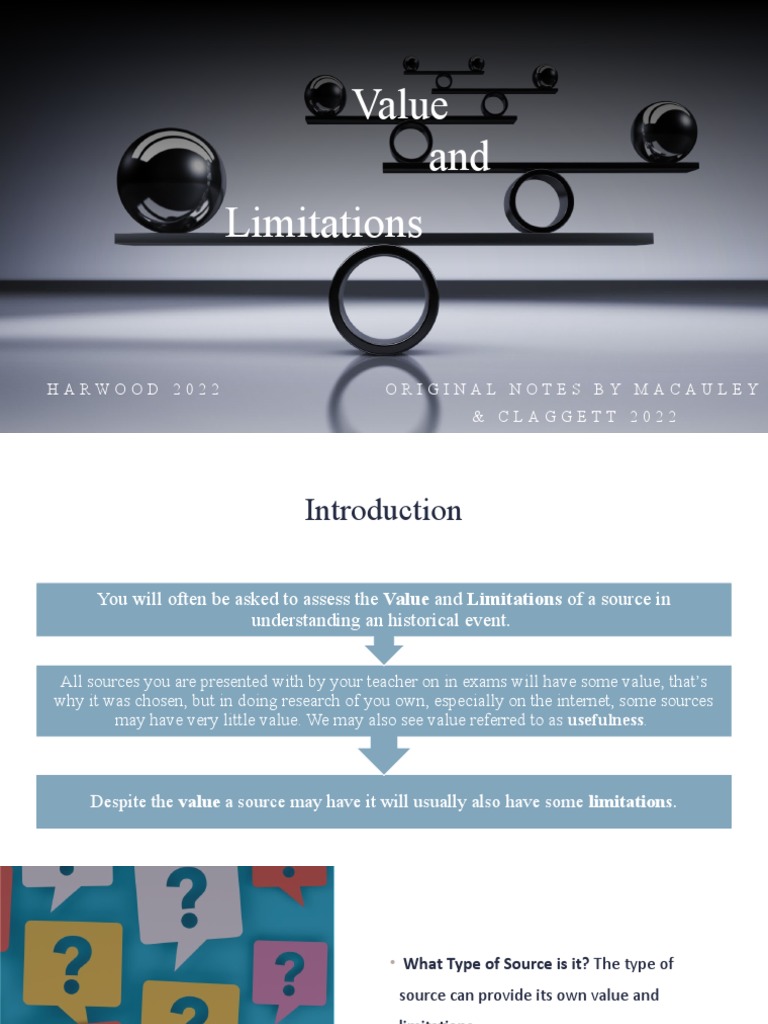 MH Value & Limitations | PDF | Bias | Primary Sources