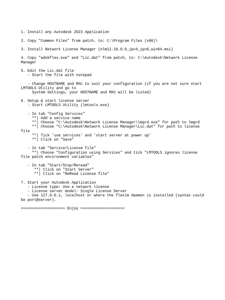 Intructions en | PDF