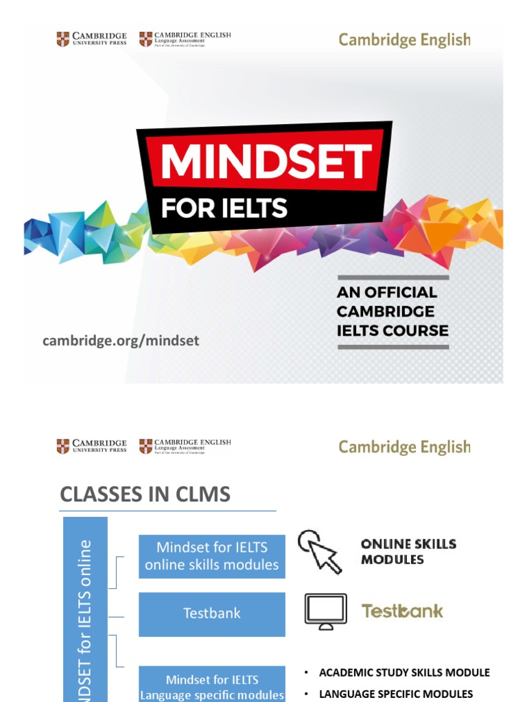 Mindset For IELTS - CLMS Setup | PDF