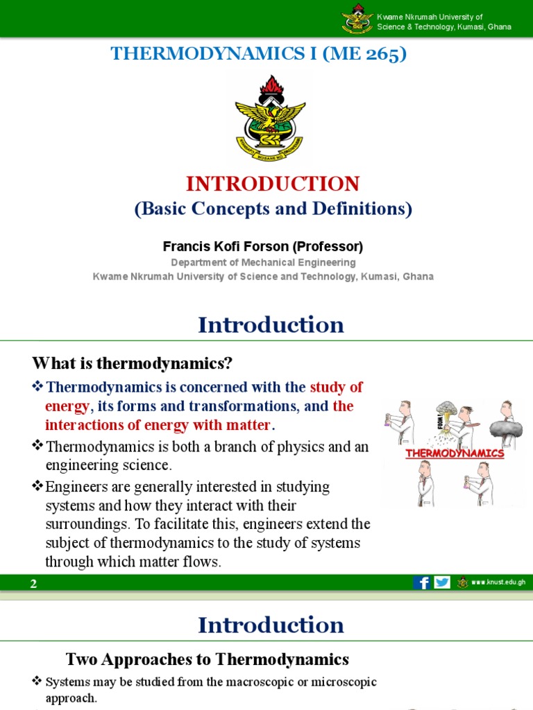 Thermodynamics Introduction | PDF | Heat | Thermodynamics