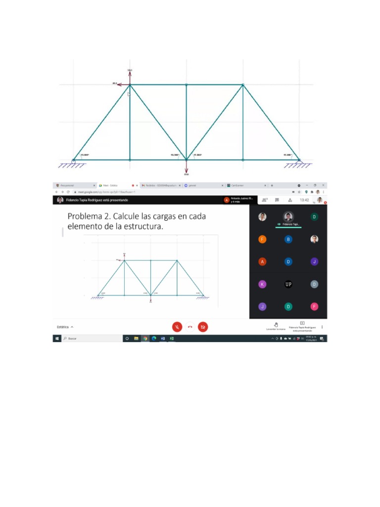 Examen Parcial 3 Estatica | PDF