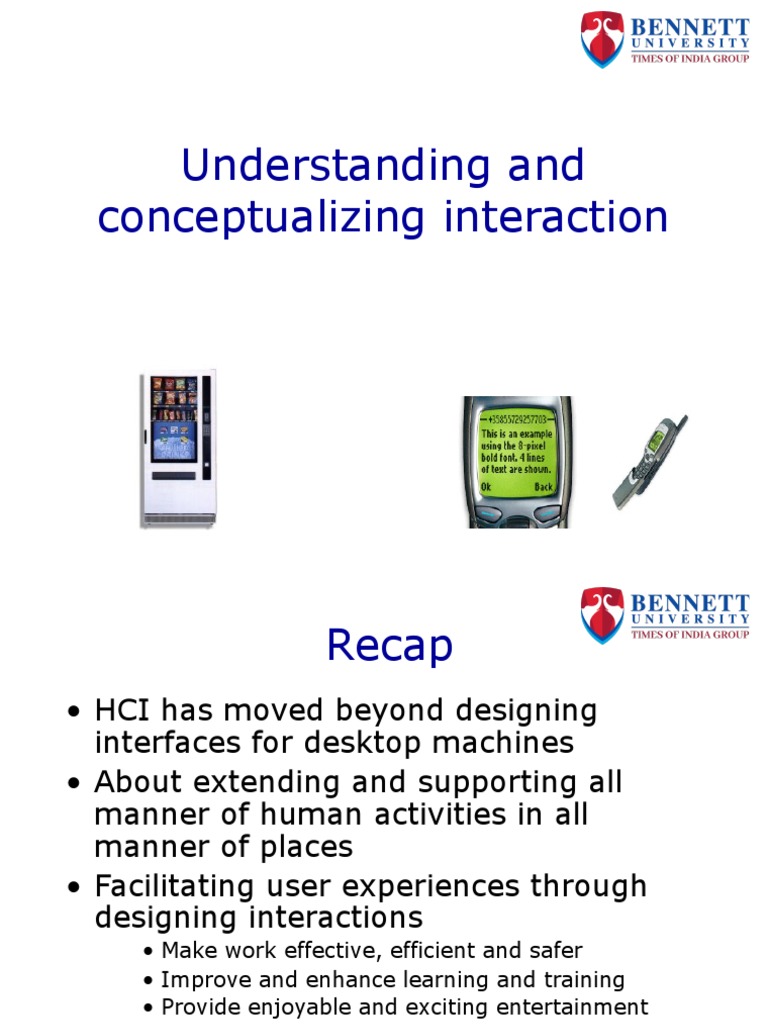 HCI Slides 5 PDF | PDF | Graphical User Interfaces | Conceptual Model