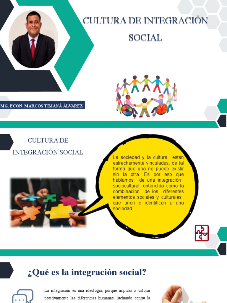 Ponencia-Cultura de Integración Social | PDF | Sociedad | Integración ...