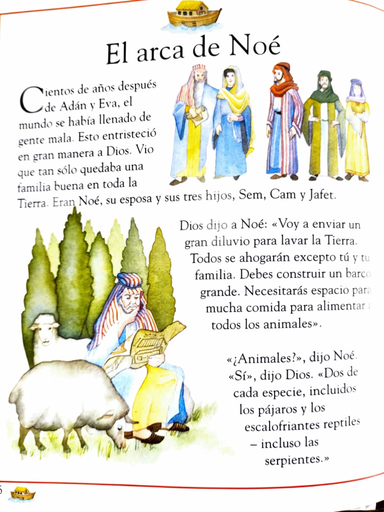 El Arca de Noé | Descargar gratis PDF | Noé | Arca de Noé