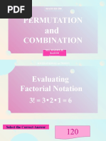 Permutation Presentation | PDF | Permutation | Discrete Mathematics