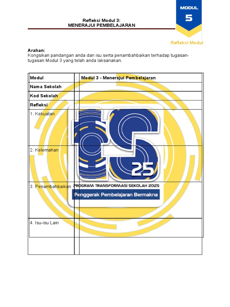 Refleksi Modul 3 | PDF